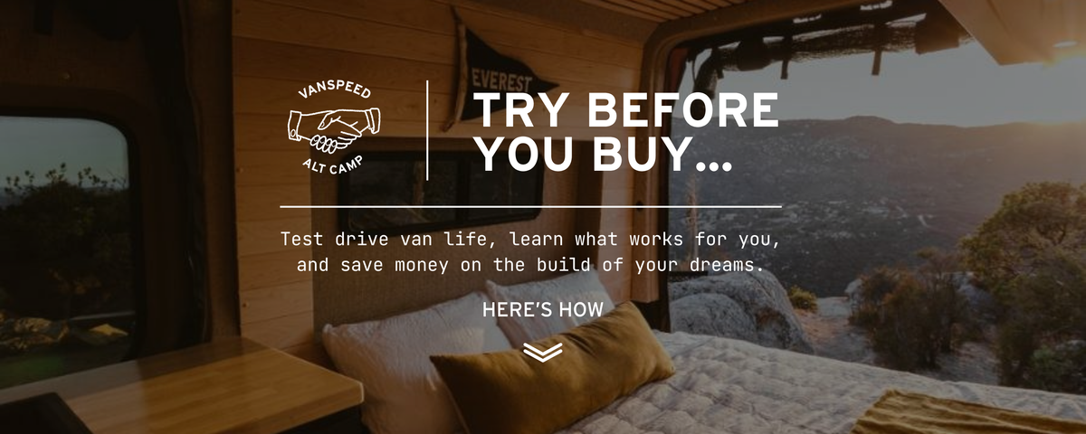 Try Before you Buy with altCamp – Vanspeed
