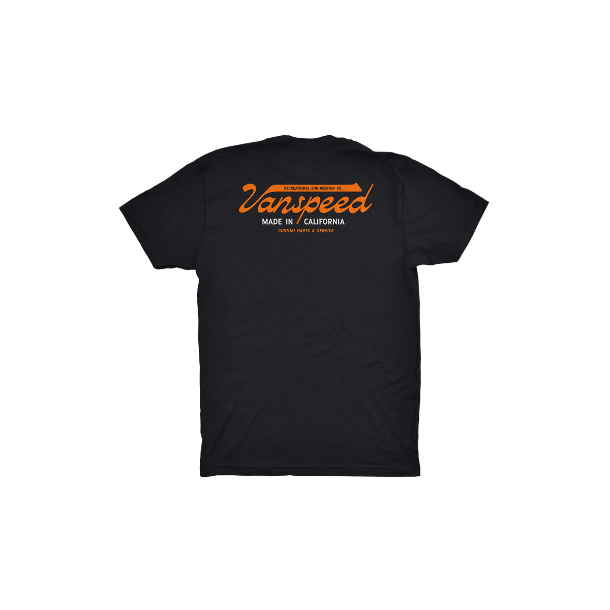 Vanspeed Brando Tee - Black w/ Orange