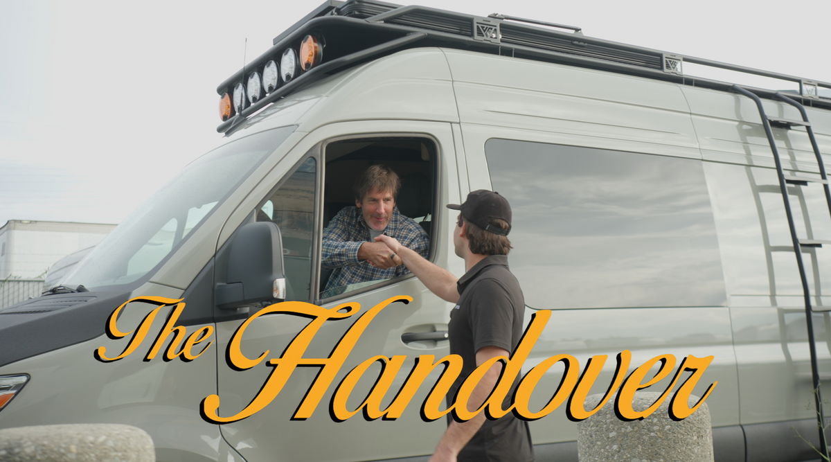 The Handover | Steve & Terry's SPRINTER 170 GETAWAY – Vanspeed