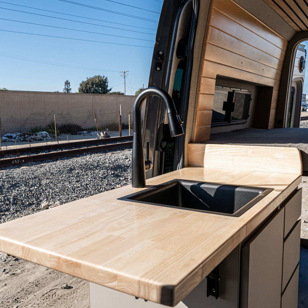 Sprinter Van Layout With Shower - The Loft 144 - Vanspeed